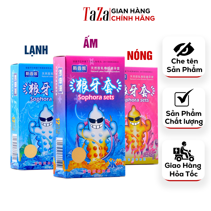 Bao Cao Su Gân Gai Nóng Lạnh Tăng Cảm Giác, Bcs Sophora Sets Size 52mm ...