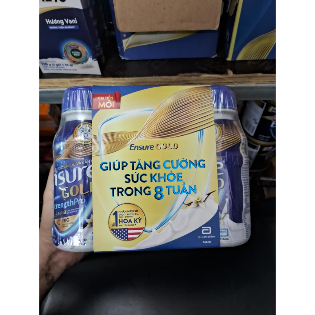 Lốc 6 chai Ensure Vigor/Gold HMB (237ml/chai) | Shopee Việt Nam