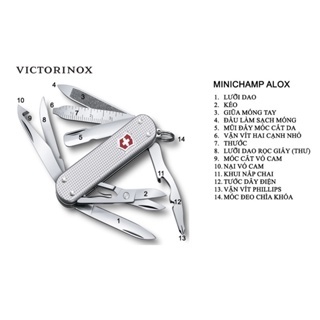 MÓC KHOÁ ĐA NĂNG - VICTORINOX MINICHAMP ALOX | Shopee Việt Nam