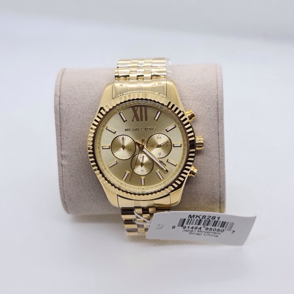 Đồng hồ nam Michael Kors MK8281 Men's Gold-Tone Lexington Watch ...