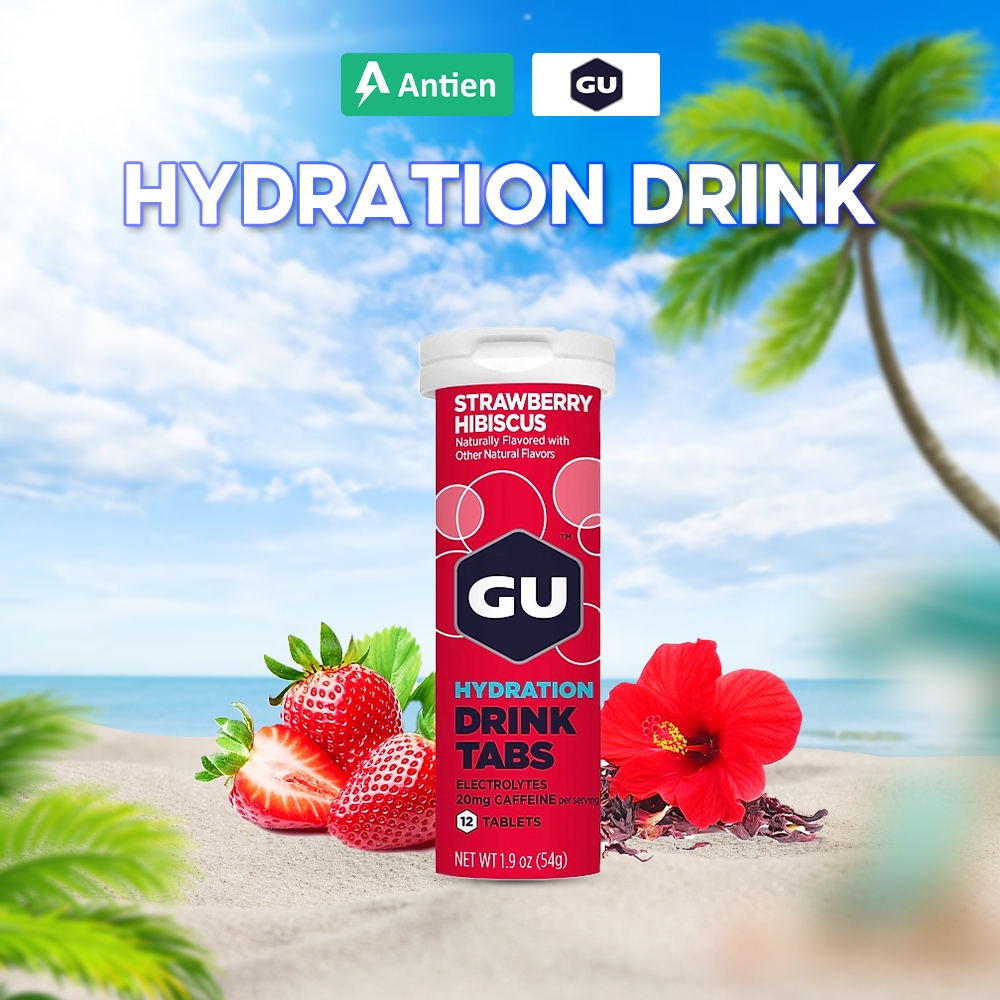 Ống 12 Viên Sủi Bổ Sung Điện Giải Gu Drink Tabs - Bổ sung chất điện giải và khoáng chất | Shopee ...