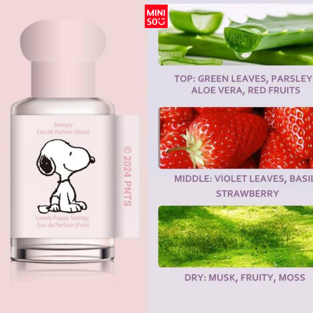 Nước hoa nữ Lovely Puppy Snoopy chính hãng Miniso 30ml | Shopee Việt Nam