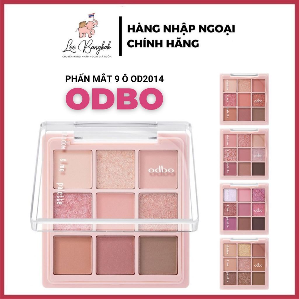 [Nội Địa Thái] Bảng Phấn Mắt 9 Ô Odbo Shadow & Me Palette OD2014 Màu Siêu Đẹp, Cuốn Hút Thái Lan ...