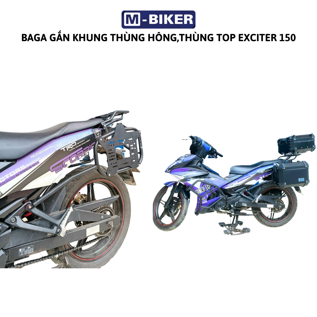 Baga exciter 150 full bộ baga gắn khung thùng exciter 150 | Shopee Việt Nam