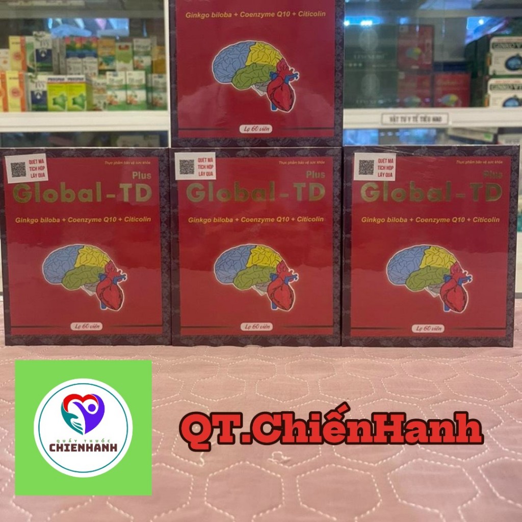 Viên Bổ Não Global - TD - Tăng Cường Lưu Thông Máu Lên Não | Shopee ...