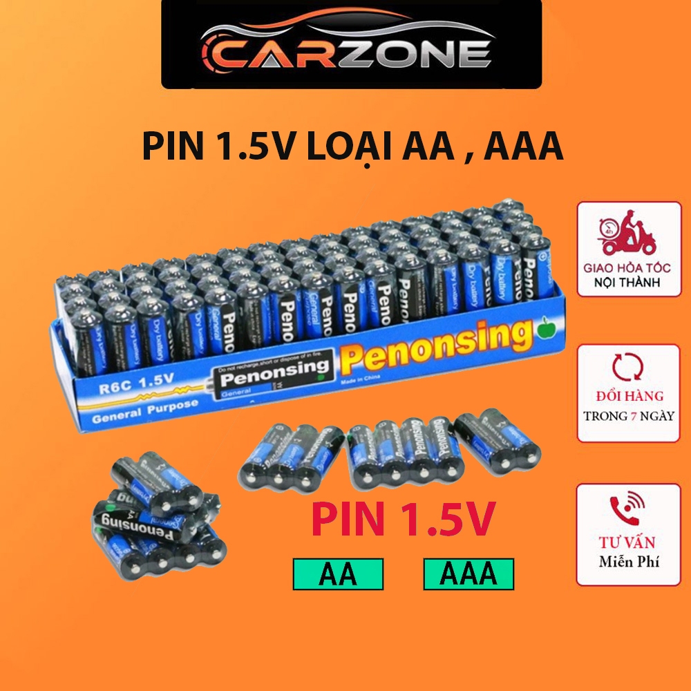 VỈ 4 Pin tiểu AA, AAA lắp đồ chơi, remote, pin tiểu 2A, 3A 1.5v chính ...