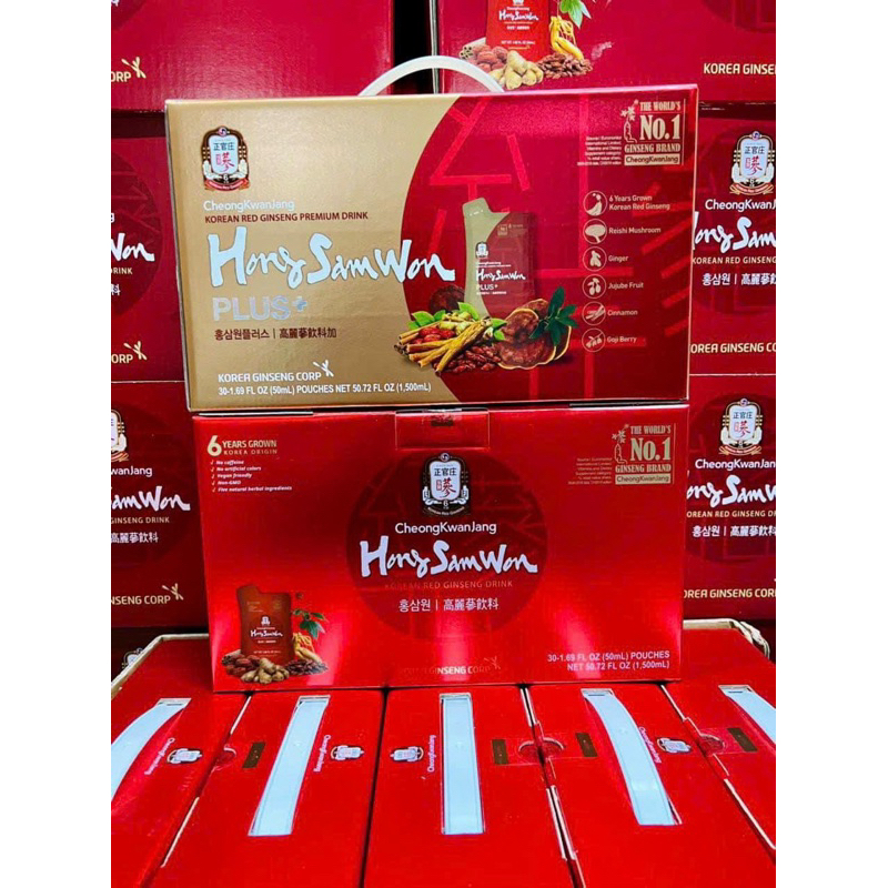 Hồng sâm nước Hàn Quốc 6 năm tuổi Hong Sam Won | Shopee Việt Nam