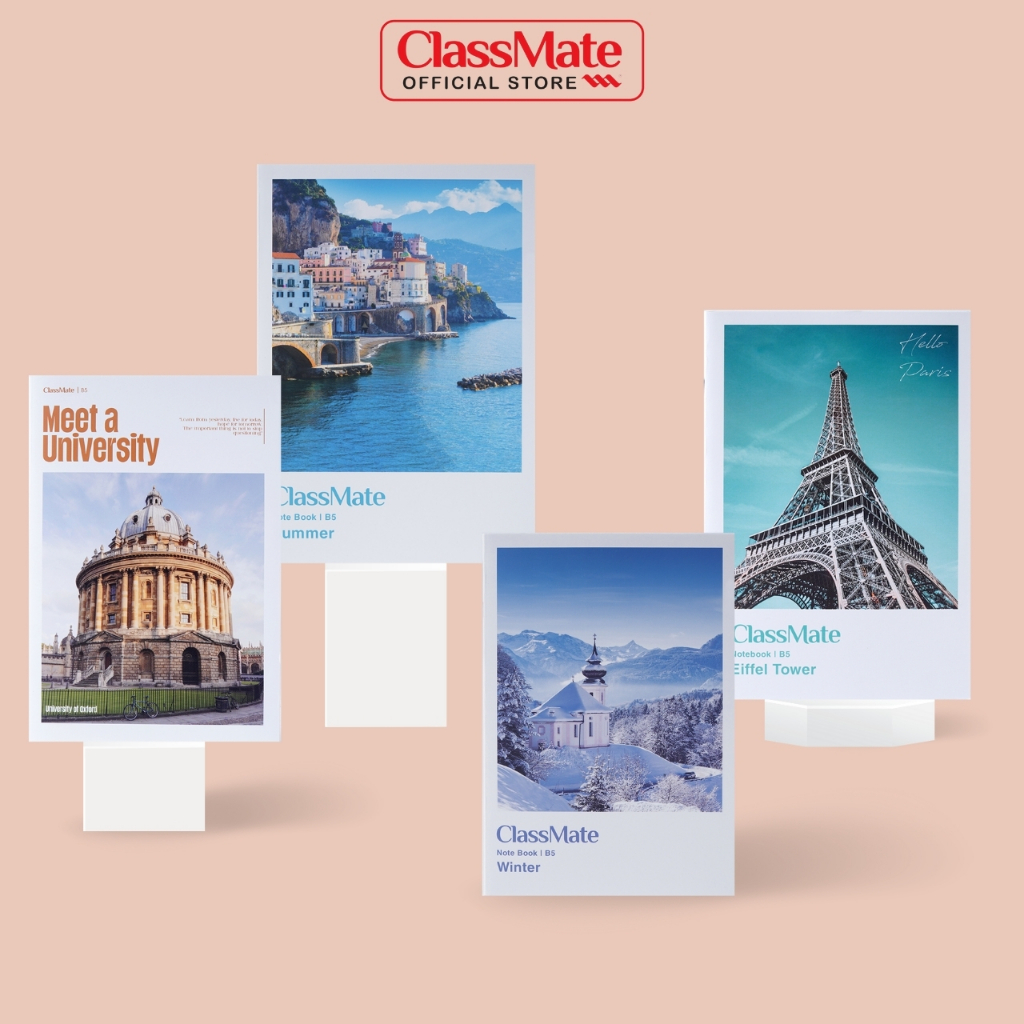 Vở Classmate B5 Vở Kẻ Ngang 80/12/200 Trang Thiết kế Địa Điểm Du Lịch ...