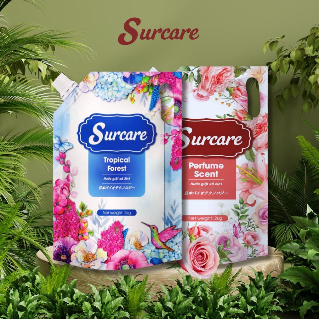 2 Túi Nước Giặt Surcare Sinh Học - Hương Thơm Lan Toả - Công Nghệ Nhật ...