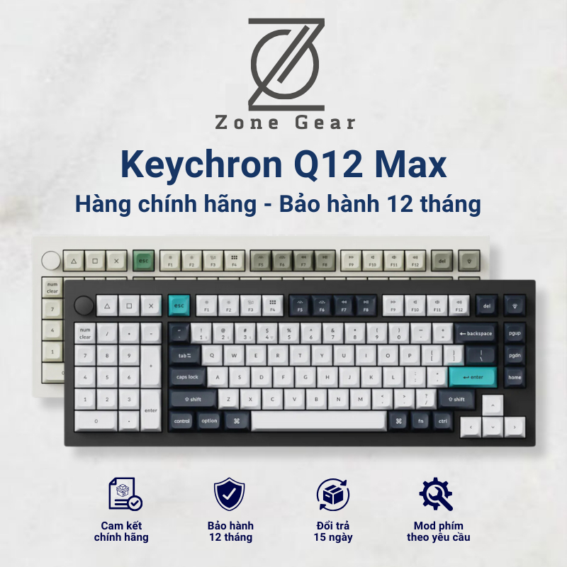 Bàn phím cơ Keychron Q12 Max | Shopee Việt Nam