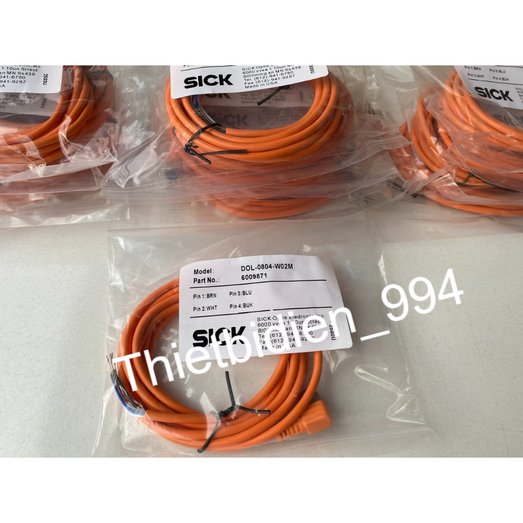 Cáp nối sensor Sick, DOL-0804-W02M 4 chân (đầu cab L) | Shopee Việt Nam
