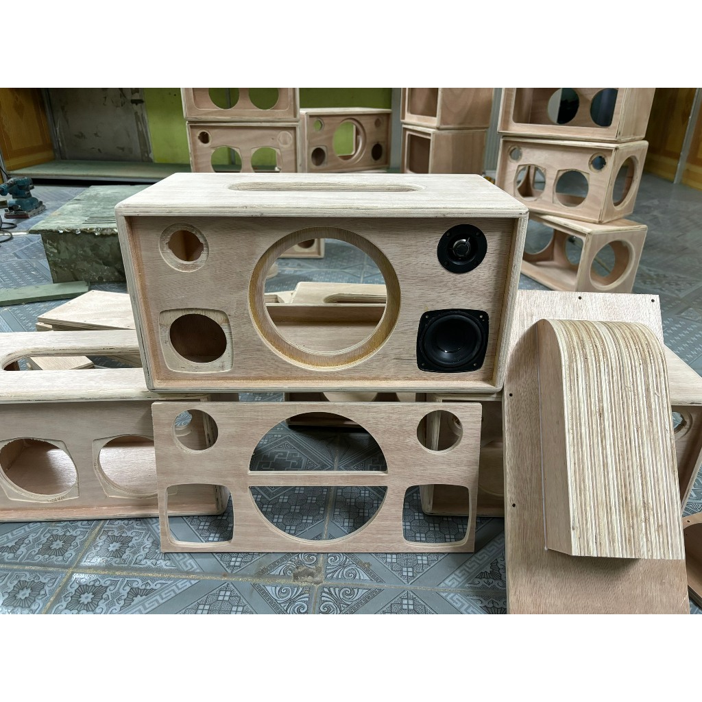 Thùng Loa , Box Loa 2.1 , Gỗ Ván FLYWOOD Chống ẩm mốc , chống nước, Sub ...