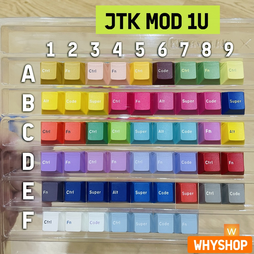 [Chính hãng] JTK Keycap Mod 1u - Nút lẻ bàn phím cơ - JTK Grab | Shopee Việt Nam