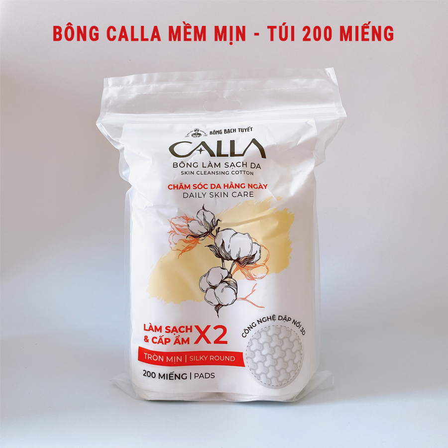 Bông Tẩy Trang Làm Sạch Da Bông Bạch Tuyết Calla Facial Cotton Pads ...
