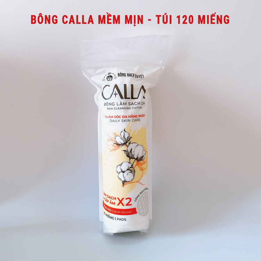Bông Tẩy Trang Làm Sạch Da Bông Bạch Tuyết Calla Facial Cotton Pads ...