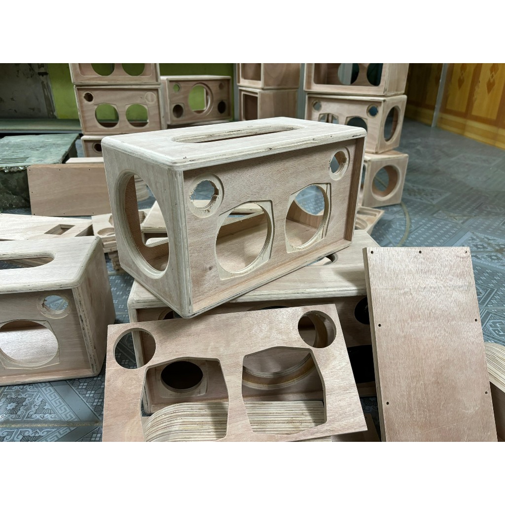 vỏ loa, box loa ván FLYWOOD chống ẩm mốc, kích thước 35X20X19 | Shopee ...