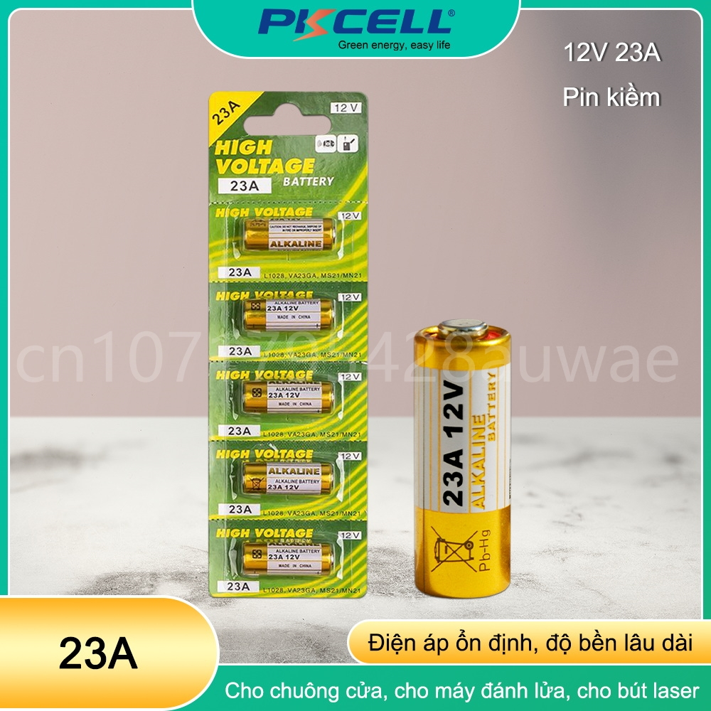 Pin 23A 12V Alkaline Dùng Chuông Cửa Điều Khiển Cửa Cuốn Thiết Bị Điện ...