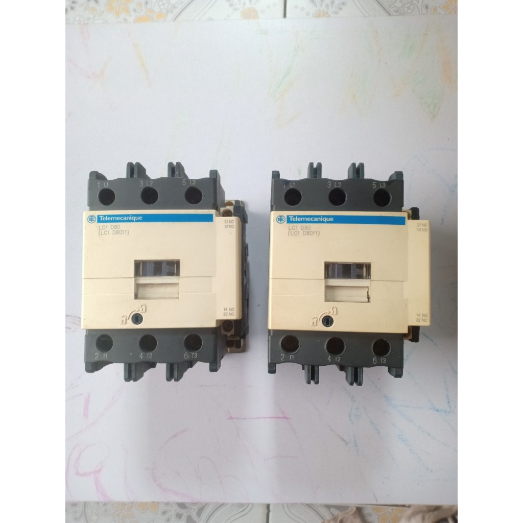 Khởi động từ Contactor Schneider LC1D80-LC1D8011 80A , Khởi động từ ...