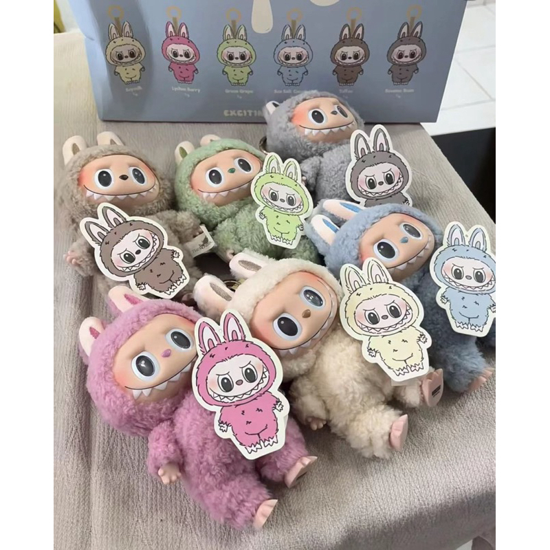 HOẠT HÌNH LABUBU 6 MÀU BẰNG BÔNG MÓC KHOÁ, GẮN TÚI CỰC YÊU RANDOM ...