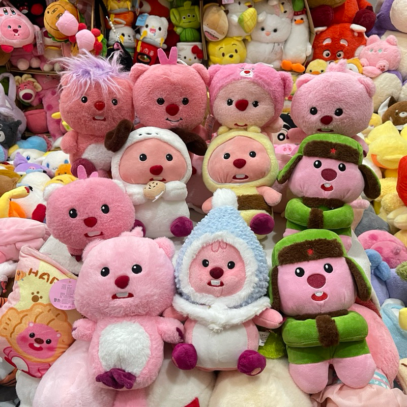 Gấu bông Loopy ong, loopy cún, loopy trơn, loopy kuromi, loopy sóc ...