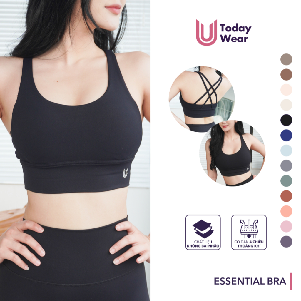 Áo tập bra gym yoga thể thao nữ Luxury Essential Today U Wear gợi cảm ...