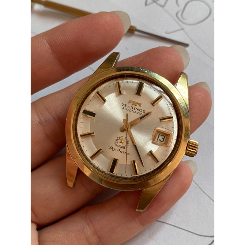 Đồng hồ Technos automatic Sky Master 2hand Nhật (ib mua hàng) | Shopee Việt Nam