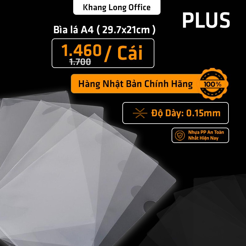 File Lá Đựng Tài Liệu A4 Plus, Nhựa PP Không Độc Hại, Độ Dày 0.15mm Bìa Nhựa Chính Hãng 100% ...
