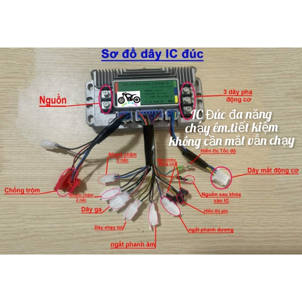 IC Đúc Xe Điện Đa Năng 350-500-800-2000W Chống Nước Không Cần Mắt Động ...