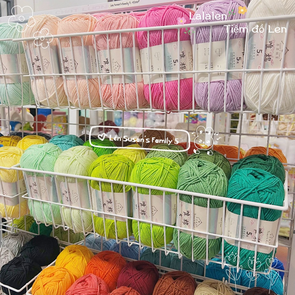 Len Susan Family 5 - Cuộn 100gr | Shopee Việt Nam