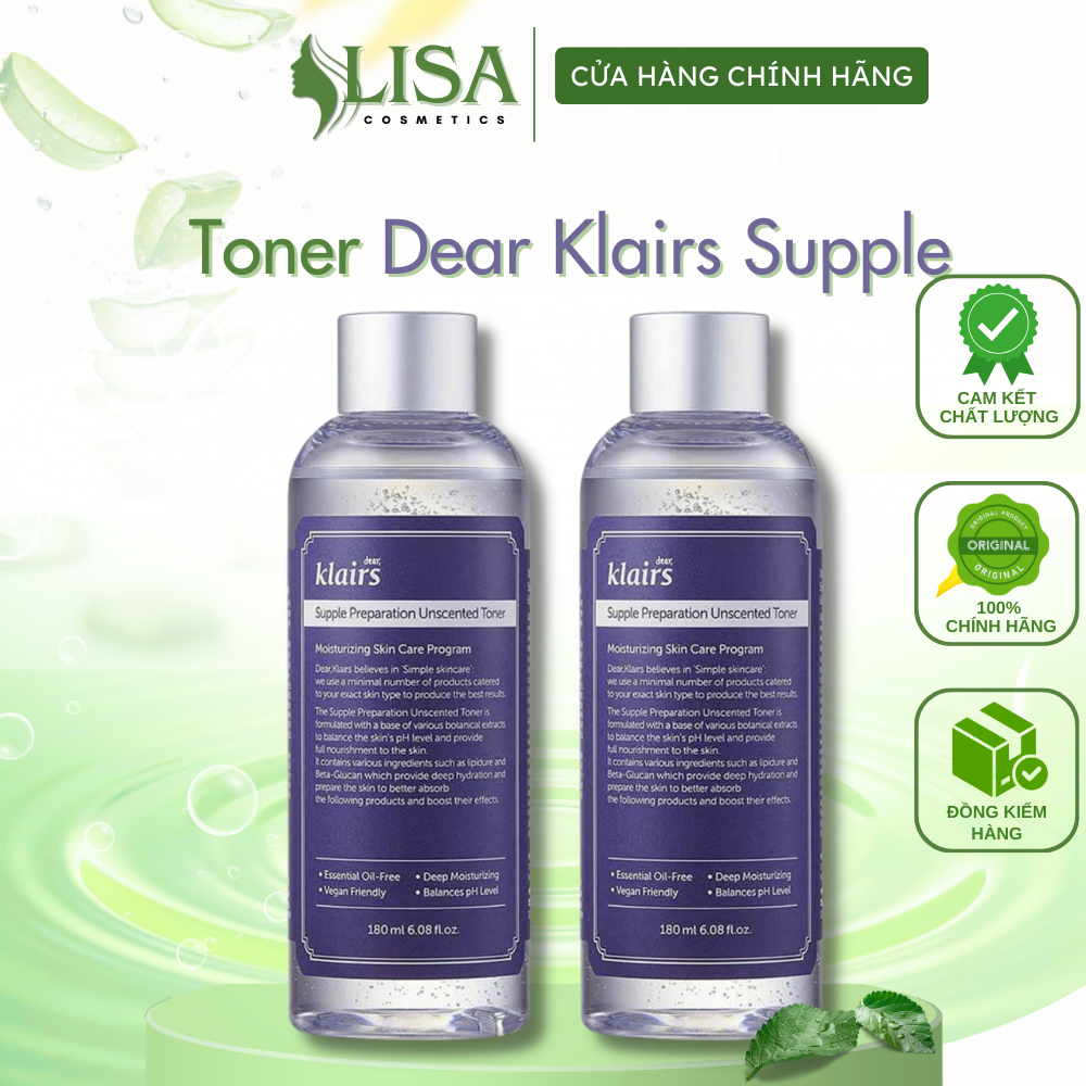 [CHÍNH HÃNG]Toner Klairs phục hồi và dưỡng da trắng sáng, Dear Klairs ...