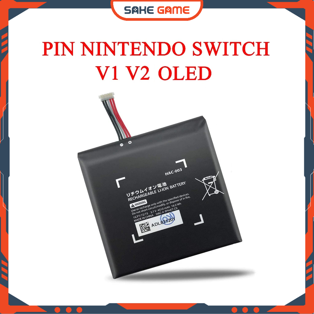 Pin Máy Chơi Game Nintendo Switch V1 V2 HAC-003 HAC-001 Pin Nintendo Switch V1 V2 HAC-003 HAC ...