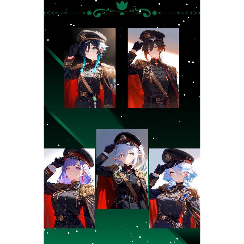 [ Gacha Card ] Card bo góc Genshin Impact | Shopee Việt Nam