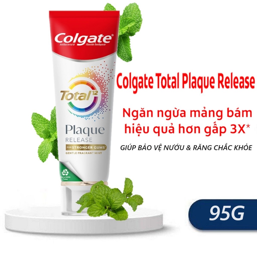 Kem Đánh Răng Colgate Total 12 Plaque Release Fragrant Mint 95g Sạch ...