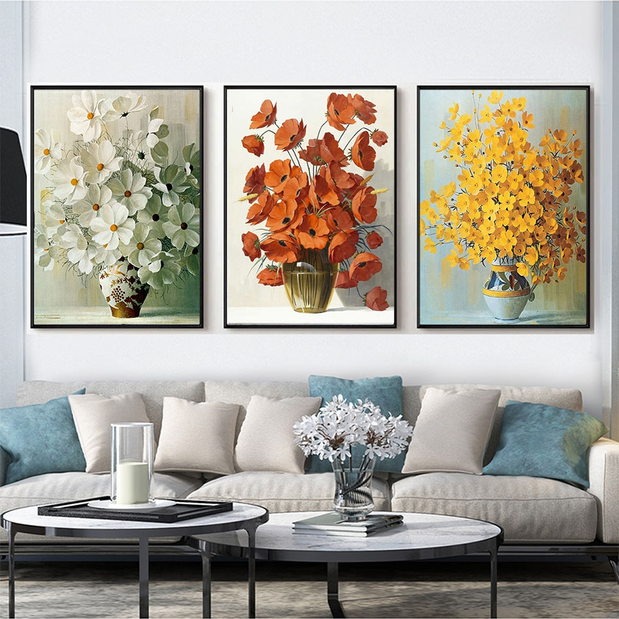 Tranh canvas treo tường có khung loại đẹp [60x90cm] size lớn. Trang trí ...