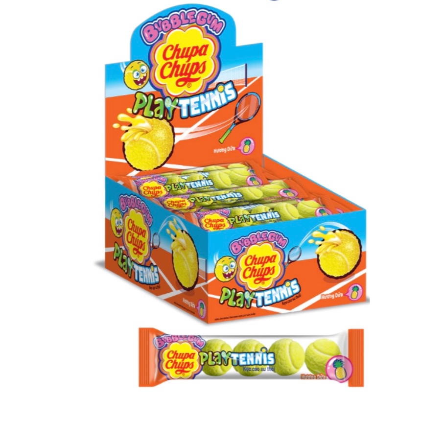 Kẹo cao su thổi Singum Chupa Chups Big Babol Tennis Ball hương dứa | Shopee Việt Nam
