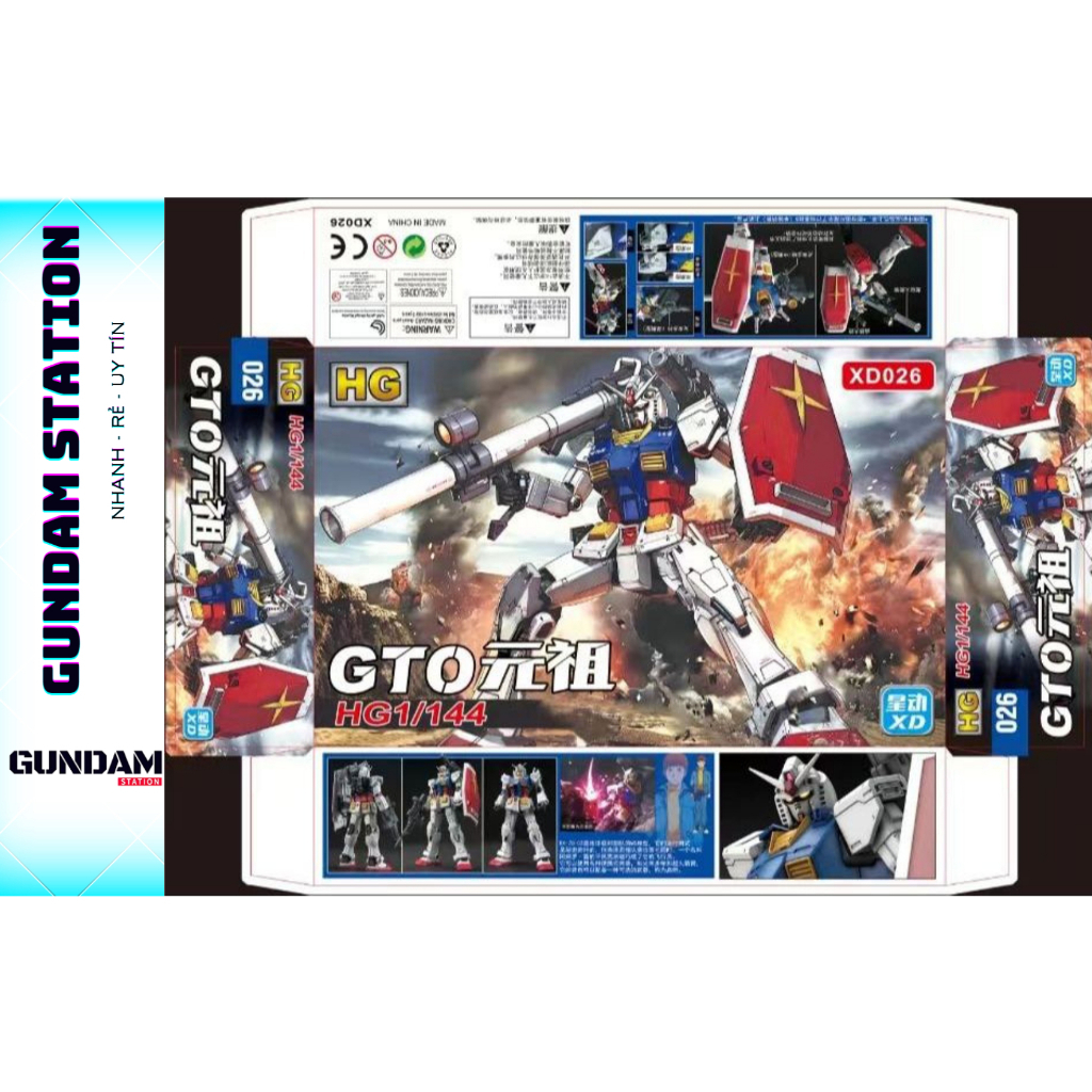 Gundam station Mô Hình Lắp Ráp HG GTO RX-78-2 The Origin Ver tặng kèm ...
