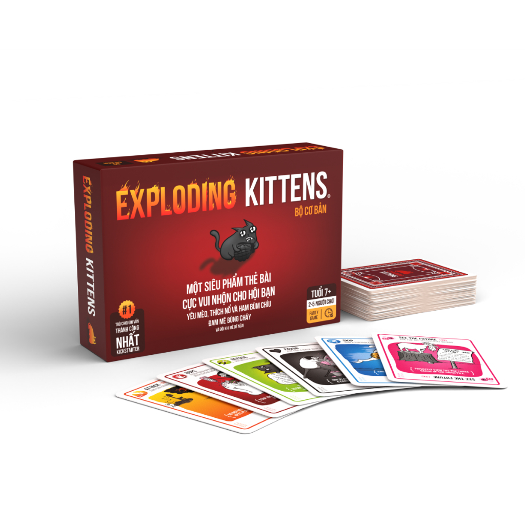 Exploding Kittens | Mèo nổ | Card game vui nhộn | Chính hãng tại Việt ...