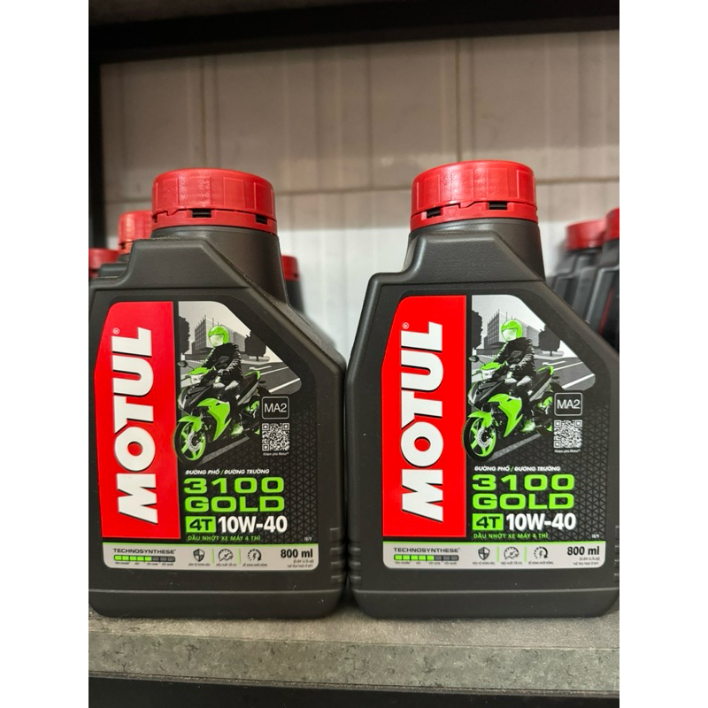 Dầu nhớt xe số MOTUL 3100 GOLD 4T 10W40 SM/SL MA2 800ml & 1 Lít Bán ...