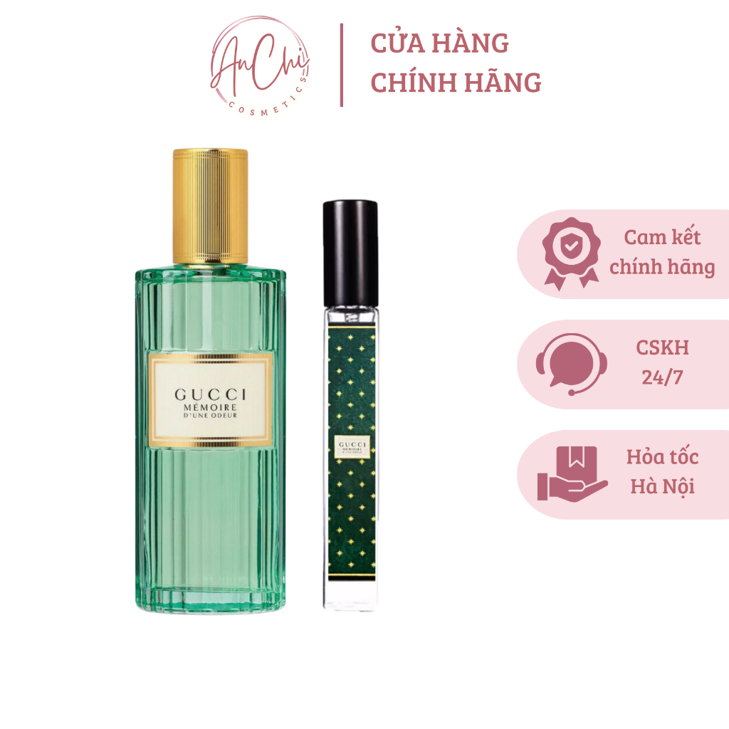 Nước hoa Gucci Mémoire D'une Odeur EDP - Chiết 10ml [AnChi Cosmetics] | Shopee Việt Nam