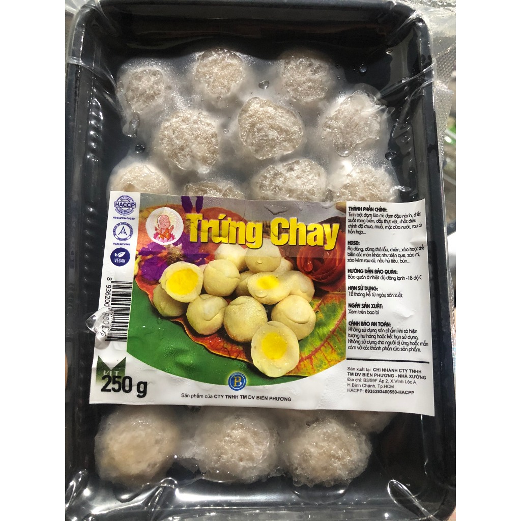 Trứng Chay 250g - Khay Trứng Cút Chay - Thực Phẩm Chay (Ship Hỏa Tốc ...