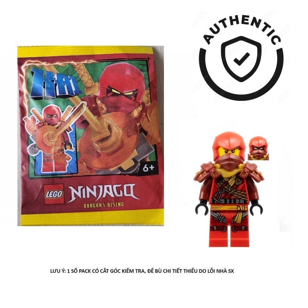LEGO NINJAGO DRAGONS RISING SEASON 2 Kai paper bag #2 - set 892405 ...