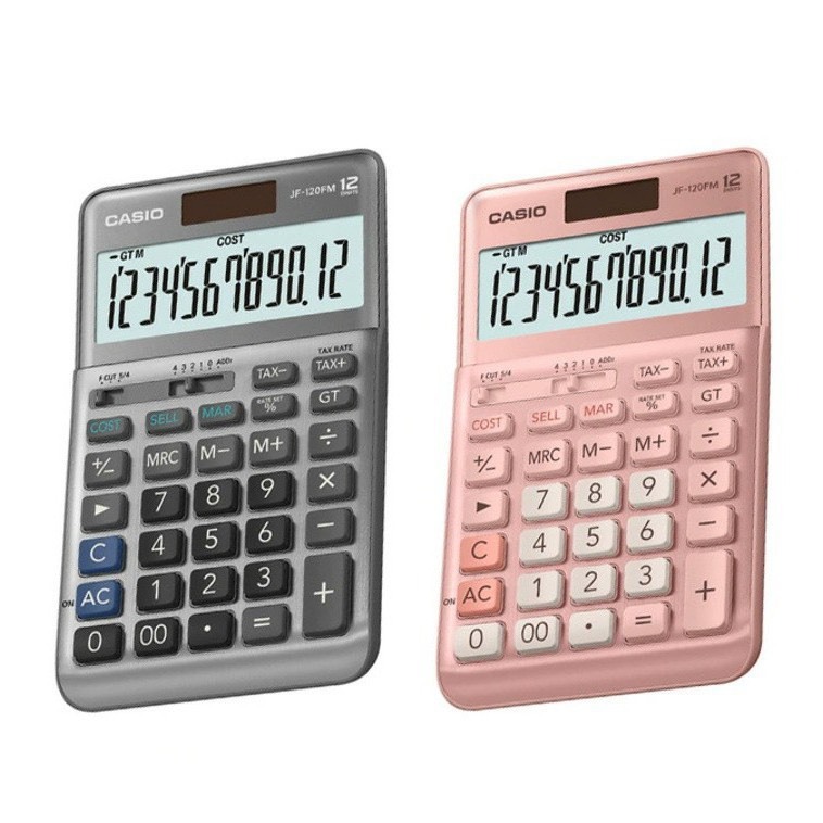 Máy tính để bàn Casio JF-120FM 12 số hàng chính hãng, dùng cho văn phòng và cửa hàng | Shopee ...