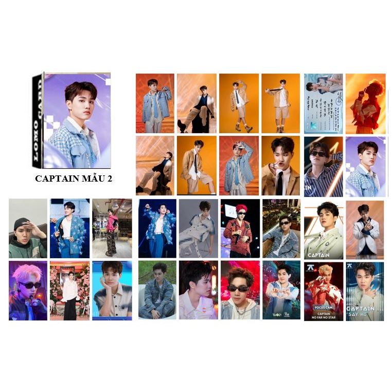 hộp 30 lomo ảnh CAPTAIN RÁP VIỆT | Shopee Việt Nam