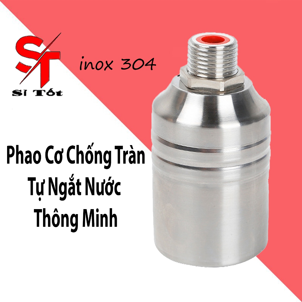 Phao Cơ Chống Tràn Thông Minh Tự Động Đóng Ngắt Bằng Áp Lực Nước Chất Liệu Inox 304 | Shopee ...