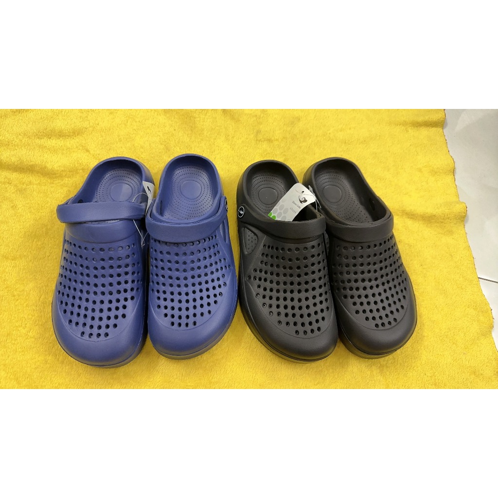 Dép Sục Nhựa Lỗ Bít Mũi Đi Mưa - Dép Cross nam siêu nhẹ siêu bền mang ...