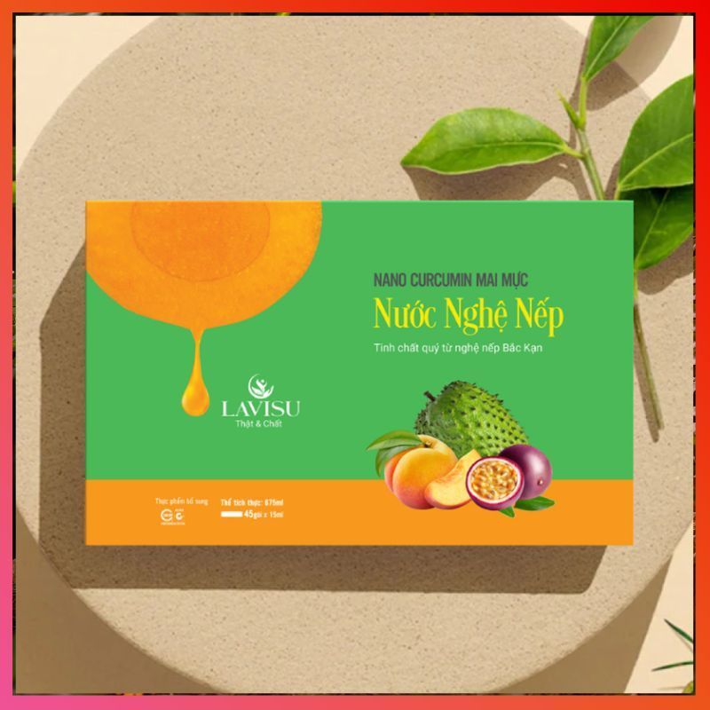 Nước Nghệ Nếp Nano Curcumin Mai Mực Lavisu Mix Vị | Shopee Việt Nam