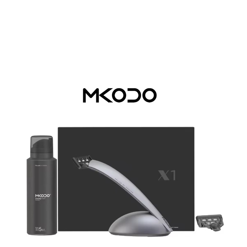 MKODO X1 Máy Cạo Râu 4D Bằng Thép- Bản Thường ( có hỗ trợ đế giữ thăng ...