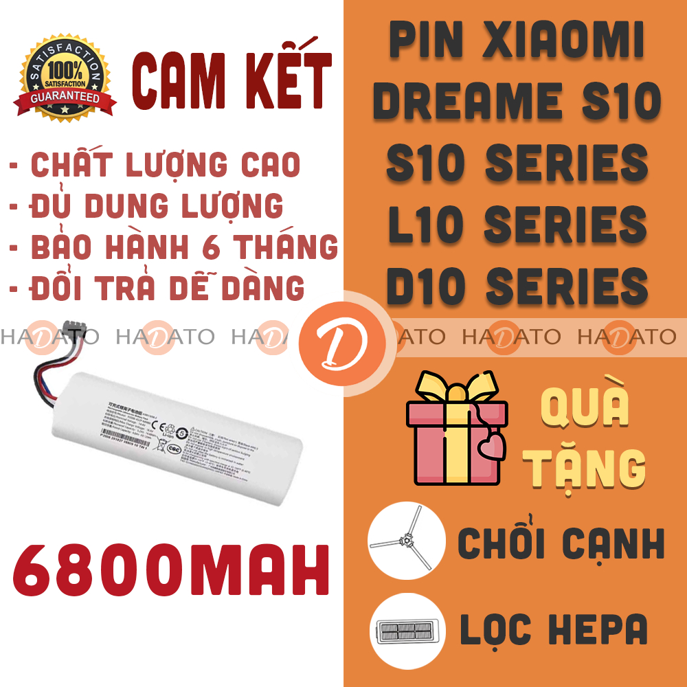 Pin robot S10 Z10 Pro S10 Plus S10 Pro B101CN 5200mah 6400mah Chất lượng cao bảo hành 1 đổi 1 ...