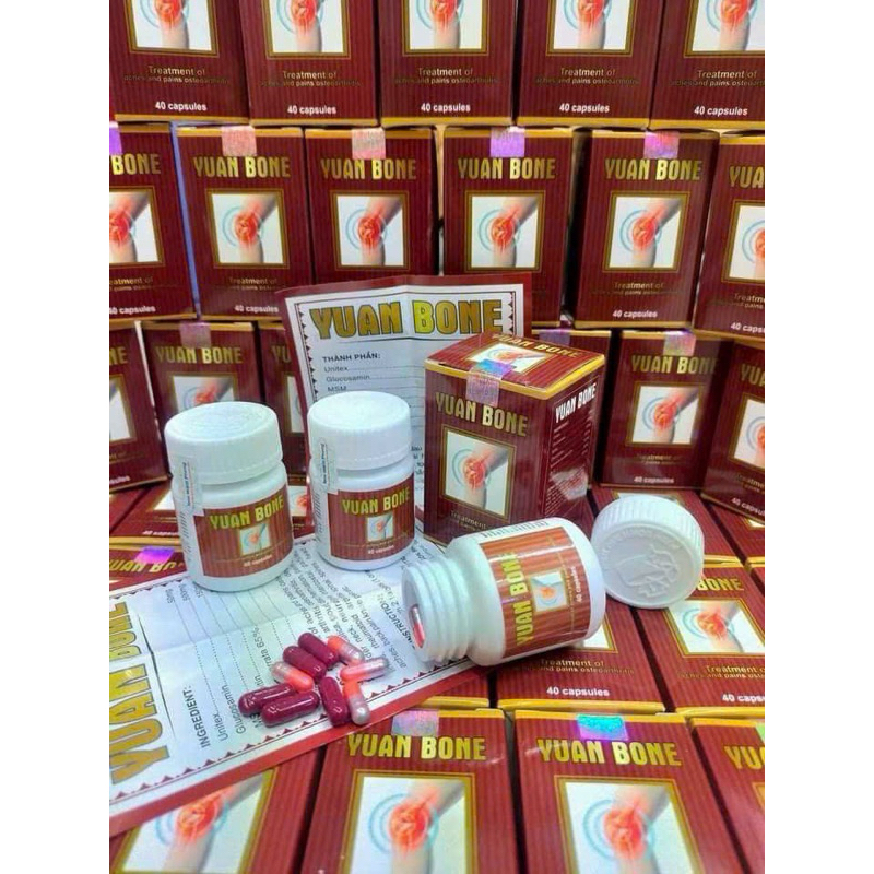 Viên Uống XƯƠNG KHỚP YUAN BONE- Thảo Dược Hỗ trợ ngăn ngừa các chứng ...