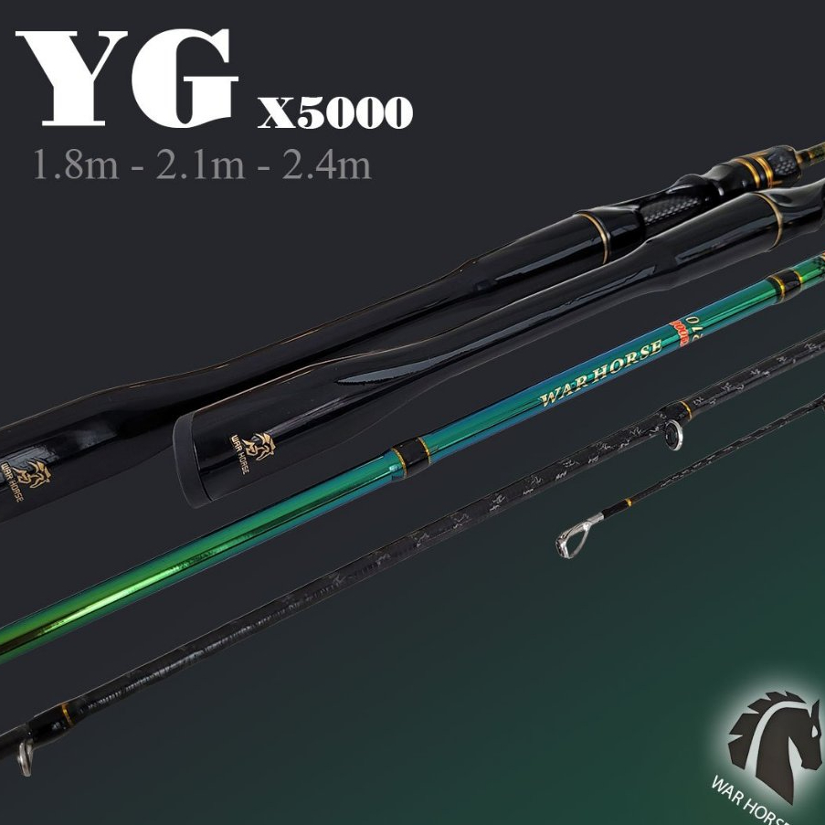 Cần câu lure YG X5000 titan carbon gân xoắn X câu cá fishing | Shopee ...